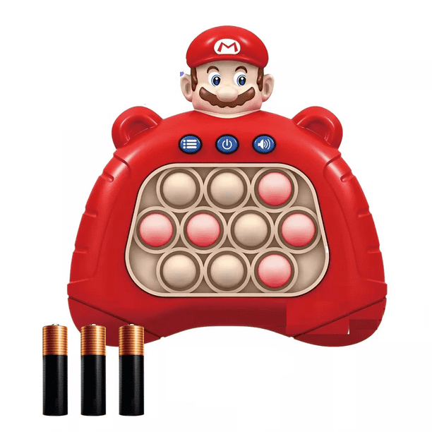 Juguete Pop It Push Antiestrés Y Educativo Español rojo mario bros ...