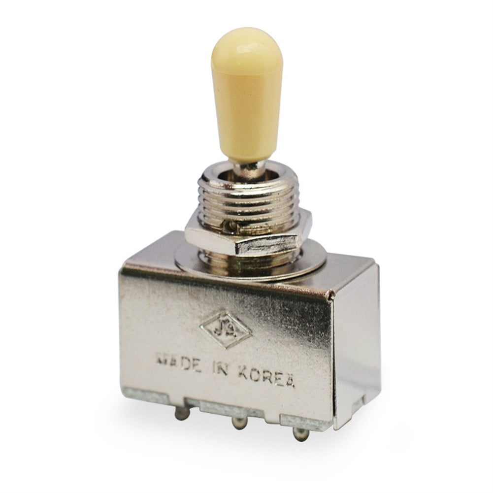 Closed 3 Way Toggle Switch Pickup Tone Selector Knob For Electric