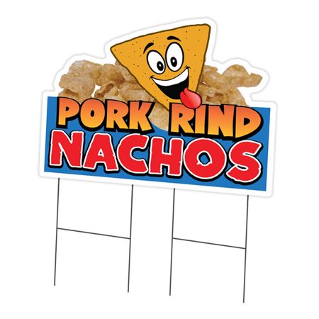 SignMission C-DC-2436-Pork Rind Nachos19 24 x 36 in. Yard Sign & Stake ...