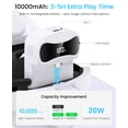 ESYWEN Head Strap for Meta Quest 2/3/3S with 10000mAh Battery, Quest 3 ...