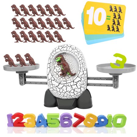 iBigLy Balance Cool Math Game, Dinosaur Educational Math Counting Toy ...