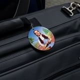 Wizard of Oz Dorothy Character Round Luggage ID Tag Card Suitcase Carry ...