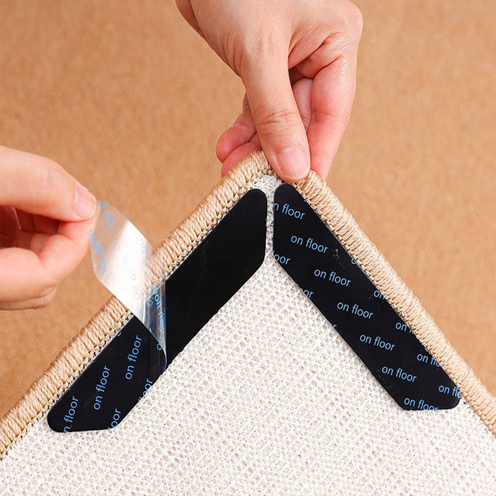 Buy 12 pcs of carpet tape, washable and reusable carpet retainers, Pu ...