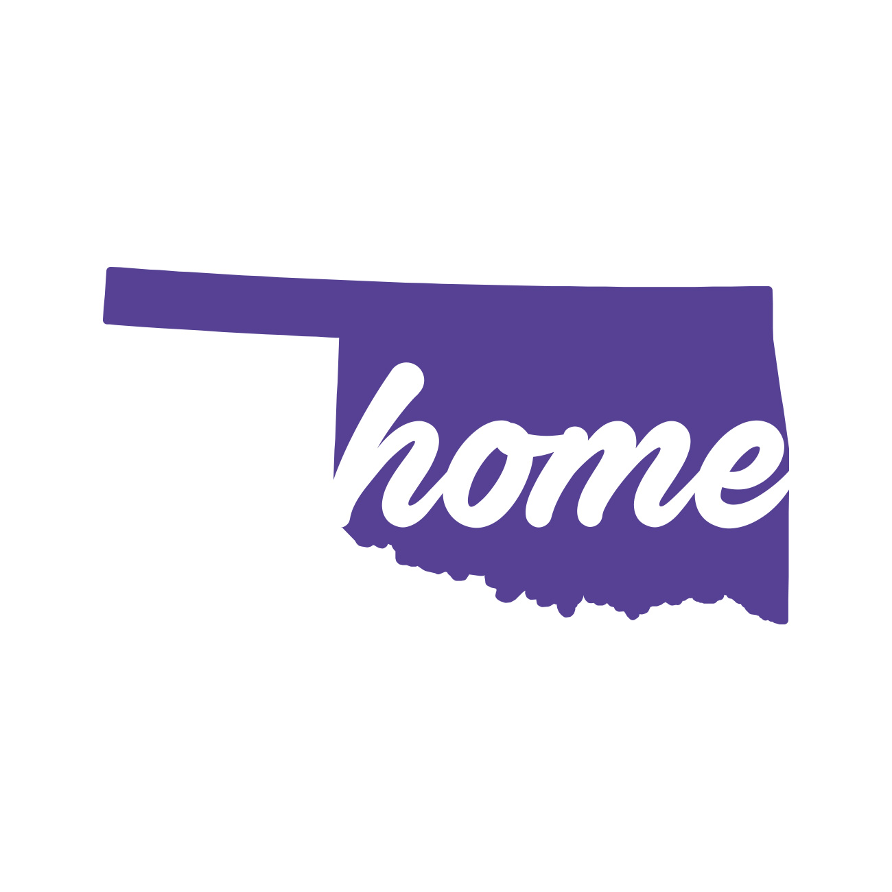 Oklahoma Home Sticker Decal Die Cut - Self Adhesive Vinyl ...