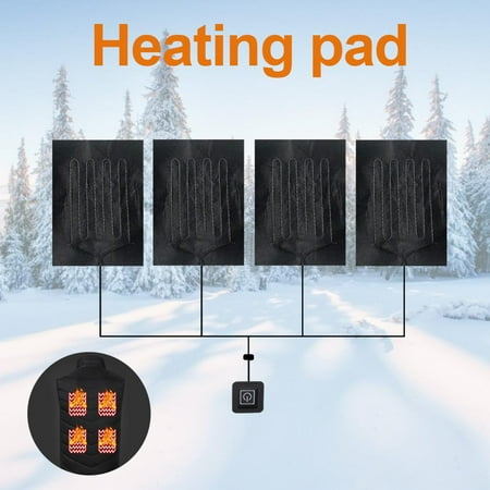 USB Electric Heating Pad Foldable Waterproof Composite Fiber Heating ...