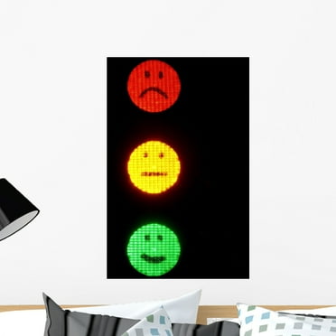 Green Traffic Light Hanging Wall Decal by Wallmonkeys Peel and Stick ...