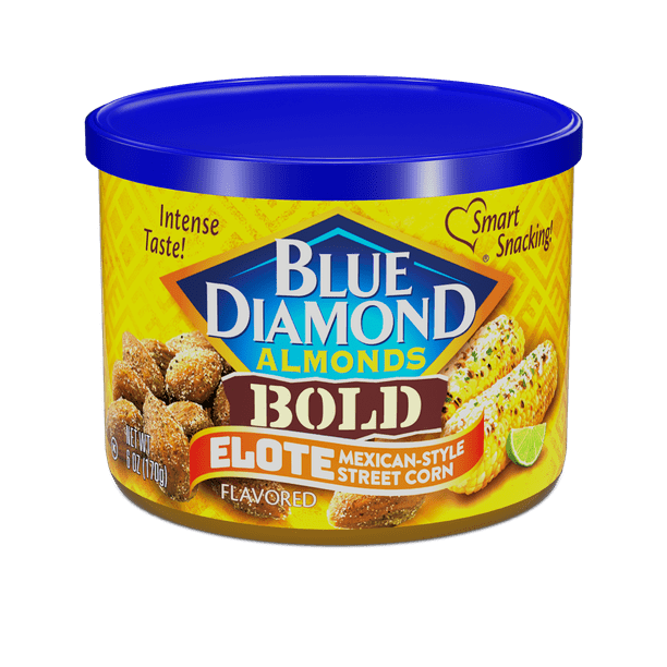 Blue Diamond Almonds, BOLD Elote Mexican Street Corn Flavored Snack ...