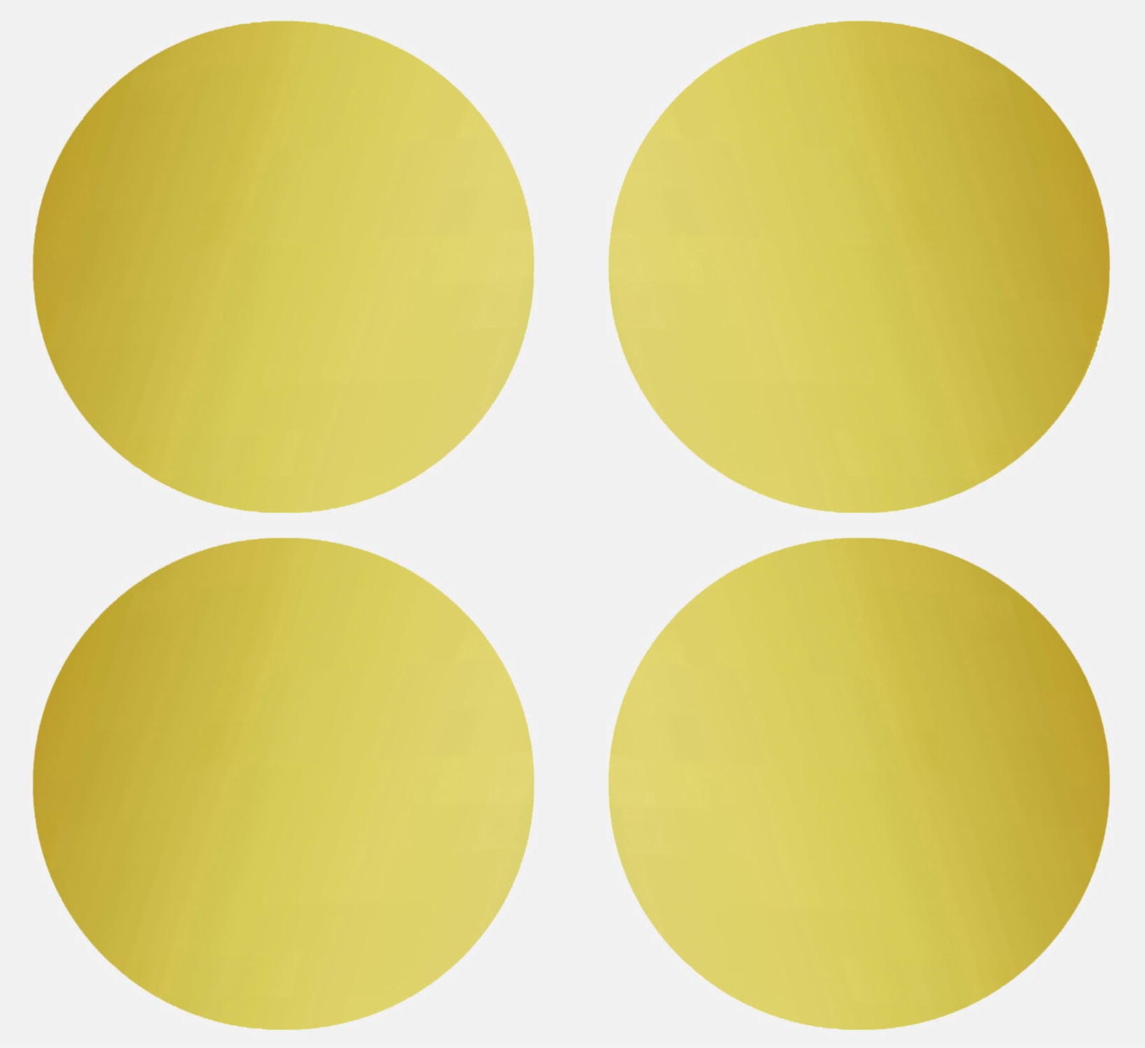 Royal Green Metallic Dot Stickers 3" Inch in Self Adhesive Labels in ...
