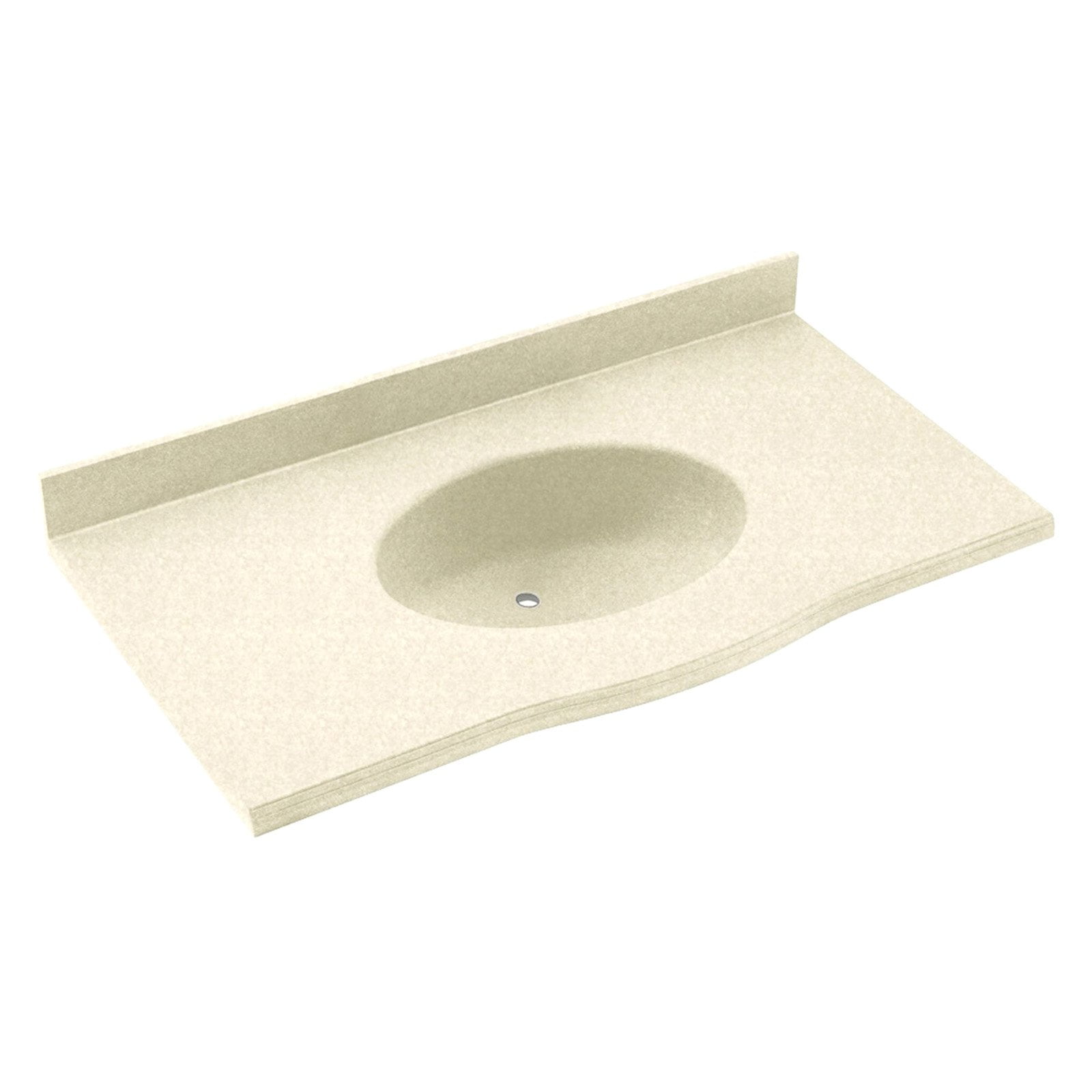 Swanstone 61W x 22.5D in. Europa Solid Surface Vanity Top - Walmart.com