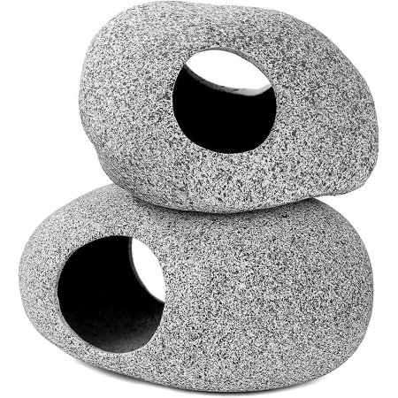 2 Pieces Of Stackable Aquarium Decorative Caves, Hiding Places For Fish ...