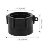 2-inch Thick Wire to Fine Inner Two-way Accessory IBC Tank Adapter Ton ...