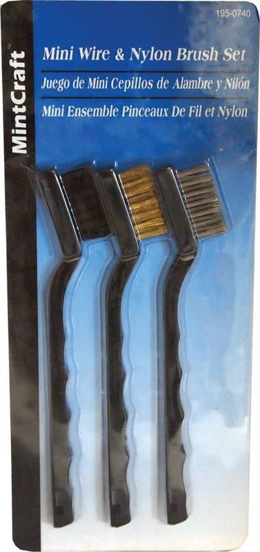 Mintcraft 1950740 Mini Scratch Brushes 3 Piece - Walmart.com - Walmart.com