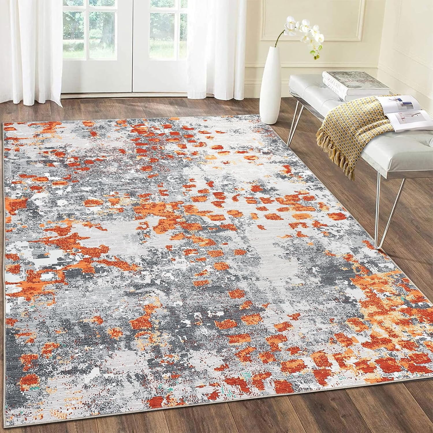 Click here for Cuisinsmart Super Soft Modern Abstract Area Rugs 5... prices