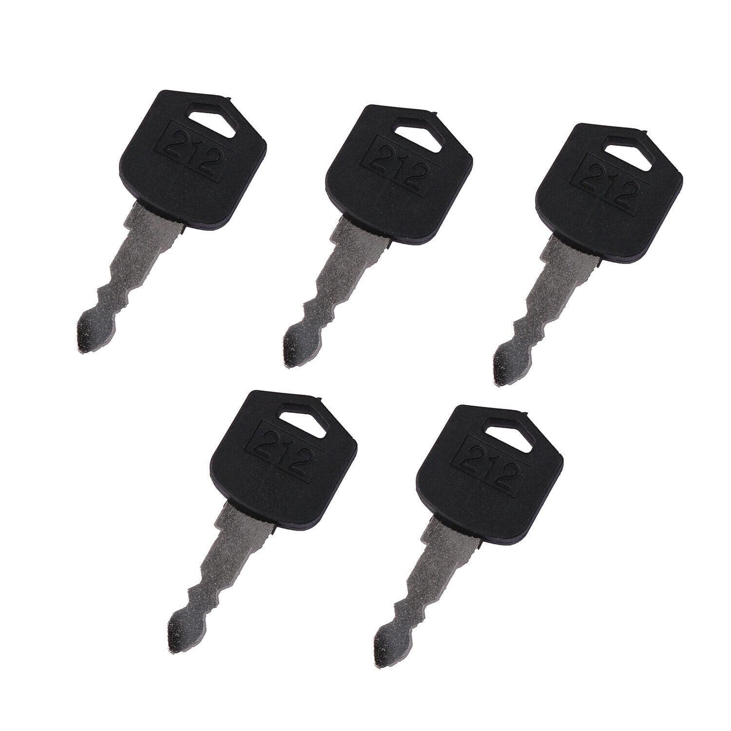 5 PCS 212 Ignition Keys D554212 for Doosan Daewoo Forklift D25 D35 G25 ...