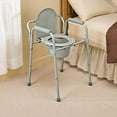 HEALTHLINE 3 in 1 Bedside Commode, Folding Bedside Commode Chair ...