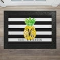 Pineapple Striped Personalized Doormat - Walmart.com