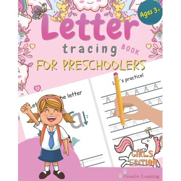 Letter Tracing and Handwriting Practice Book: Trace Letters and Numbers ...