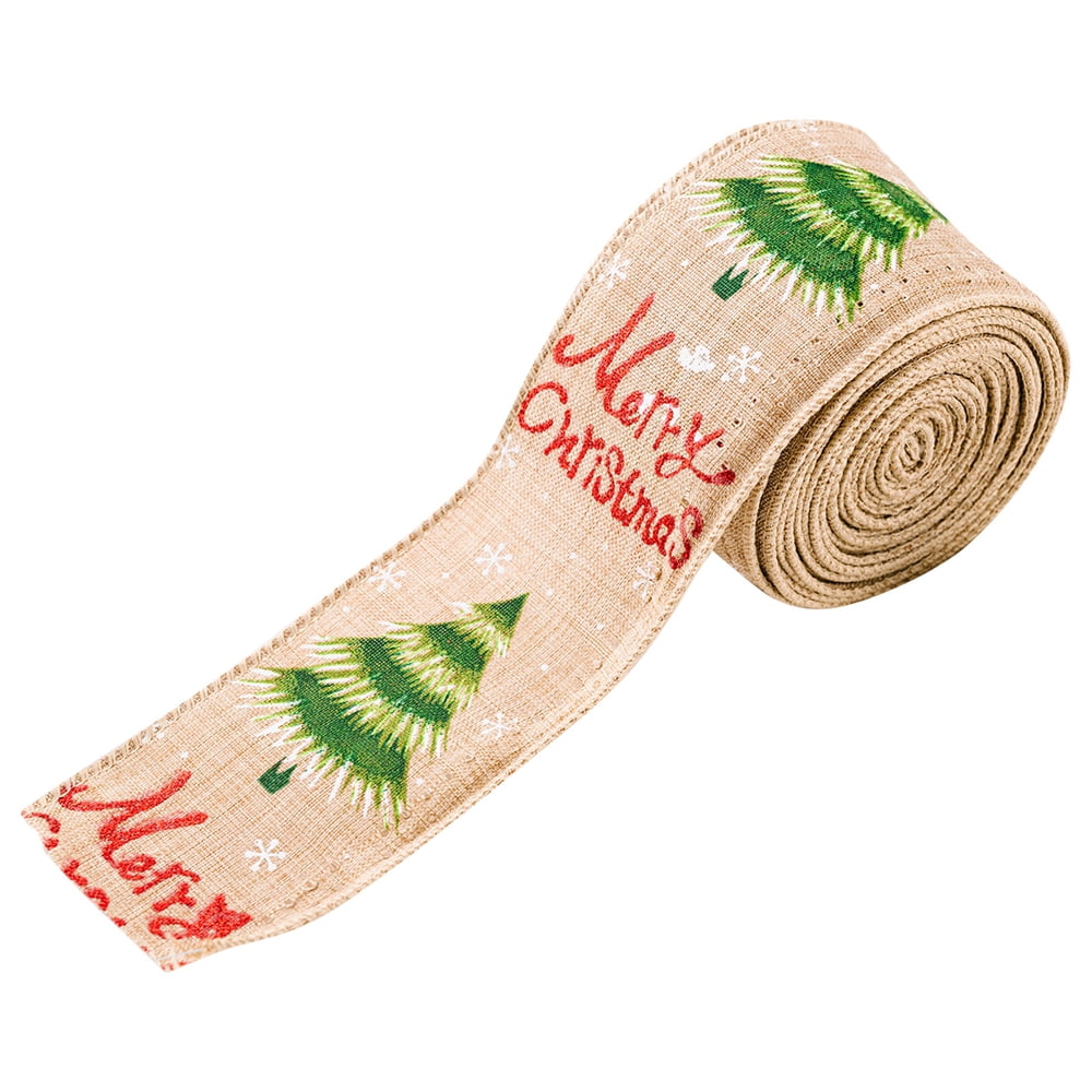 16.4ft Christmas Ribbon Christmas Plaid Ribbon Christmas Wired Edge ...
