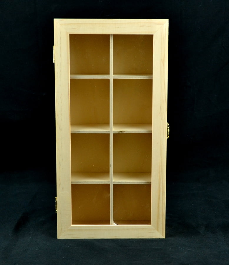 Touch of Nature 13.5" Pine Shadow Box with Plexiglas Door - Shadow Box ...