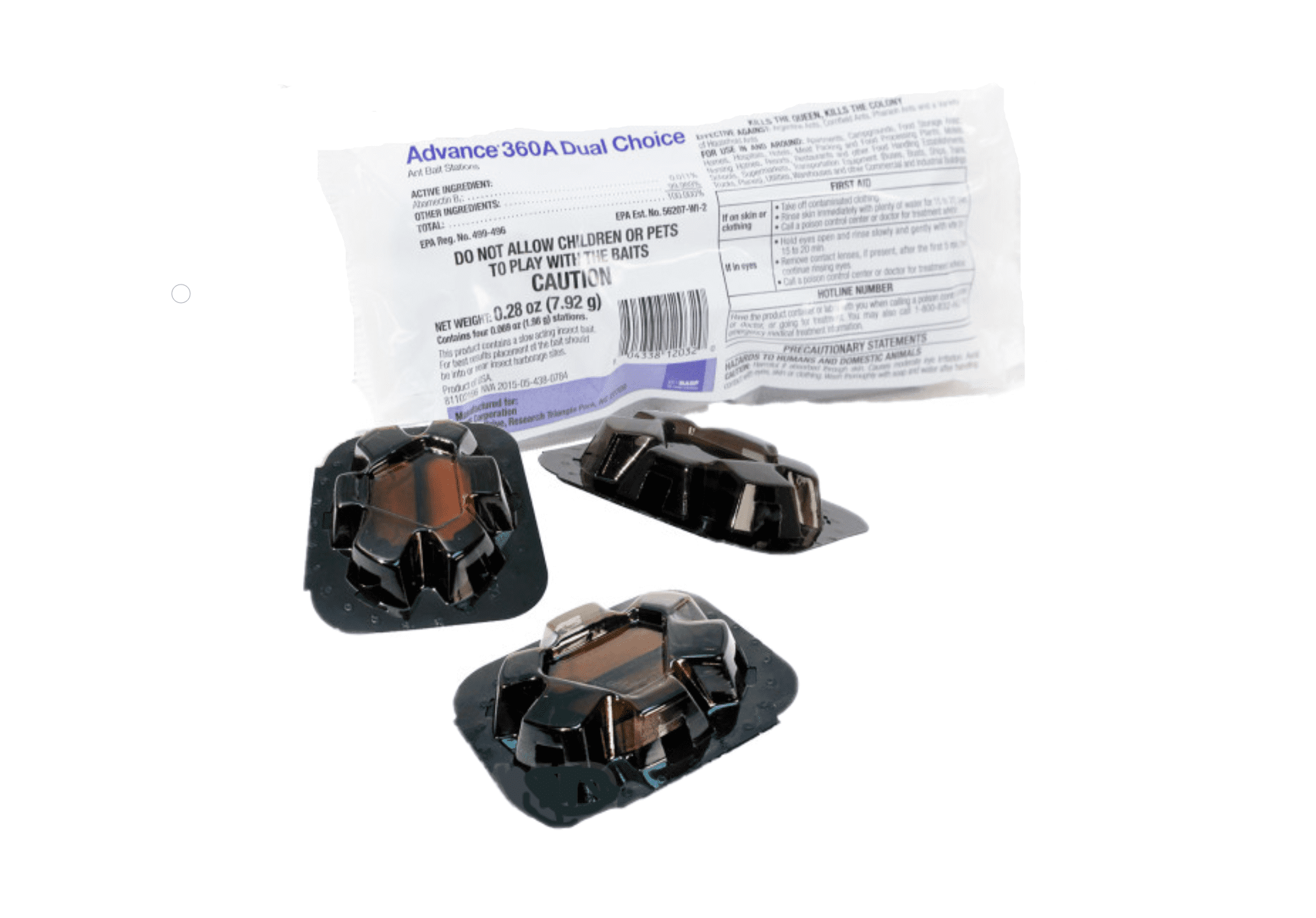 Advance 360A Dual Choice Ant Bait Stations - Attractive to Many Species ...