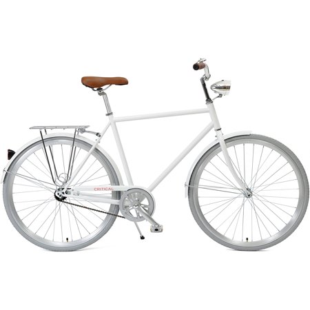 Critical Cycles Diamond Frame 1-Speed Hybrid Urban Commuter Road ...