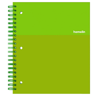 5 Subject Spiral Notebook with Divider Tabs, A5 Wide Ruled 5.7" × 8.5 ...