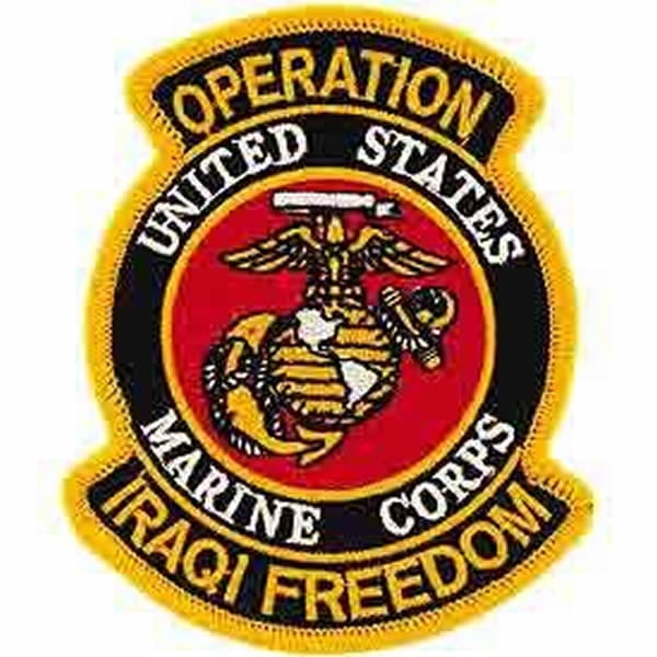 US MARINE CORPS OPERATION IRAQI FREEDOM PATCH - Bright Colors - Veteran ...