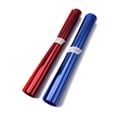 2 Set 2 Color Clear Glitter PEC Vinyl Fabrics Cellophane with Dazzling ...