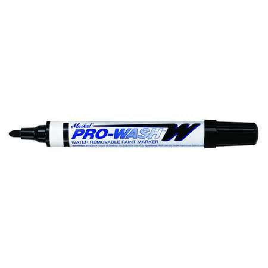MARKAL 97033 Pro-Wash W Paint Marker, Medium Tip, Black - Walmart.com