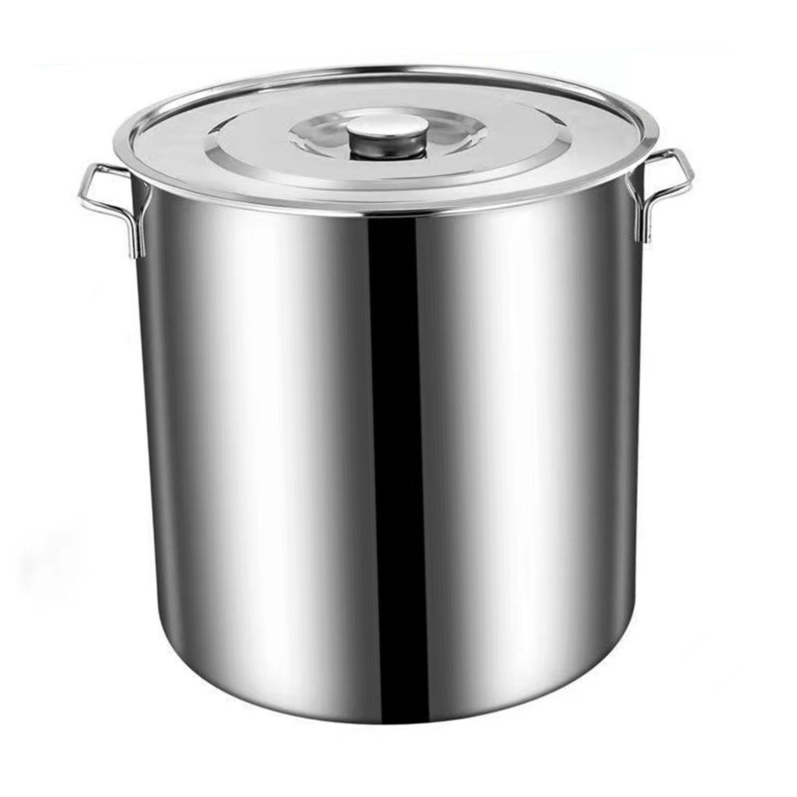 Luzkey Stainless Steel Soup Pot, Large Cookware, Multifunctional, Easy ...
