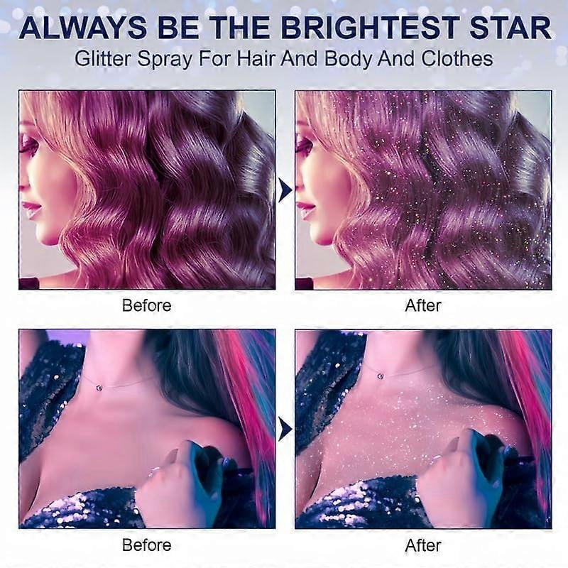 Click here for Fangchaonan Body Glitter Spray 2.11 Oz Instant Shi... prices