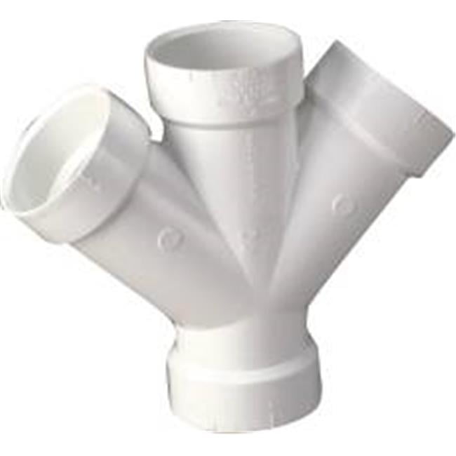 National Brand Alternative 92375 Dwv Pvc Double Wye 4 In. X 4 In. X 3 ...