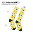Compression Socks For Women And Men - Yellow Lemon Leaves Compression ...