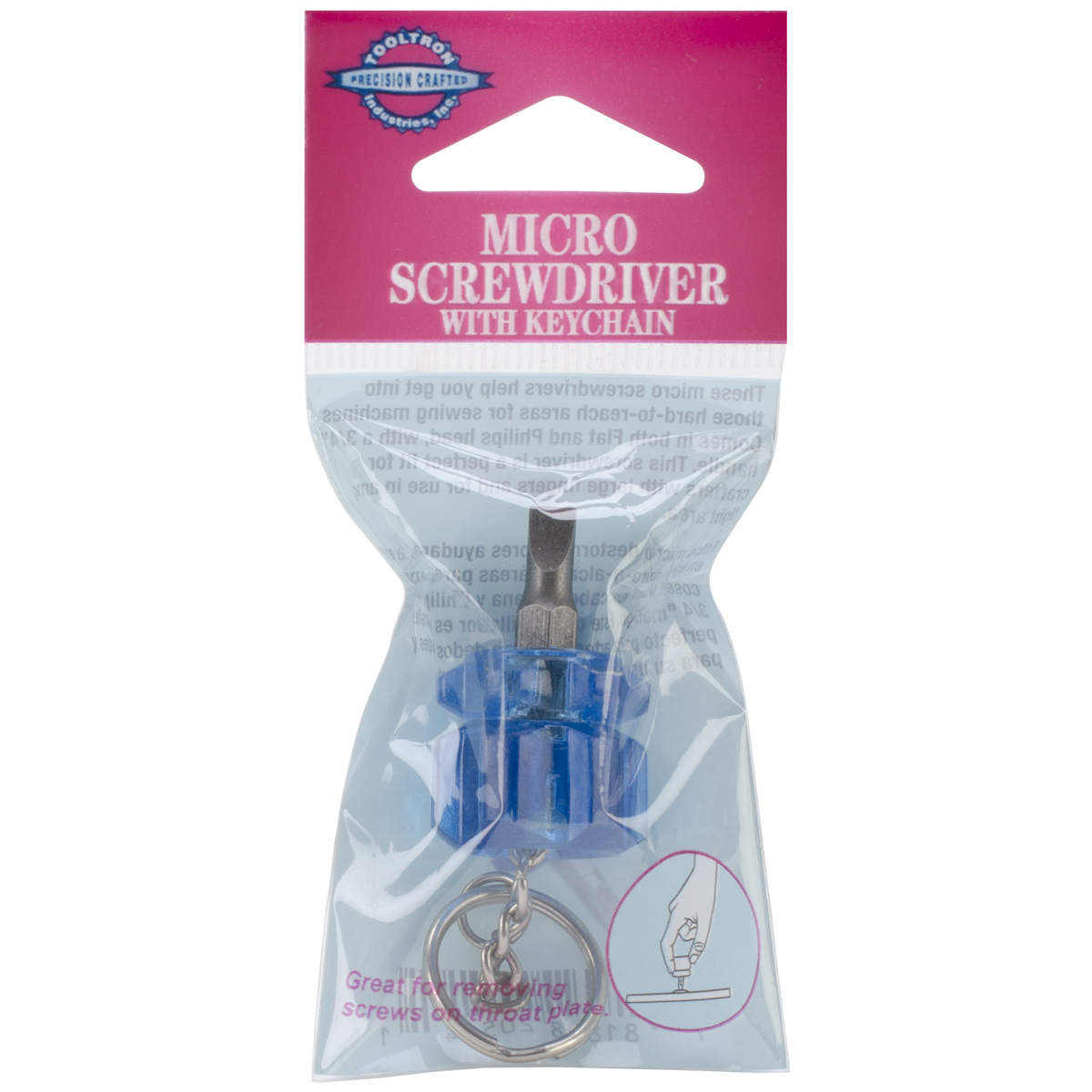 Tool Tron Micro Screwdriver W/Keychain-Flathead - Walmart.com