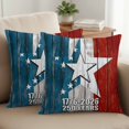 American Flag 250 Year Anniversary Throw Pillow Covers 20 x 20 Inch ...