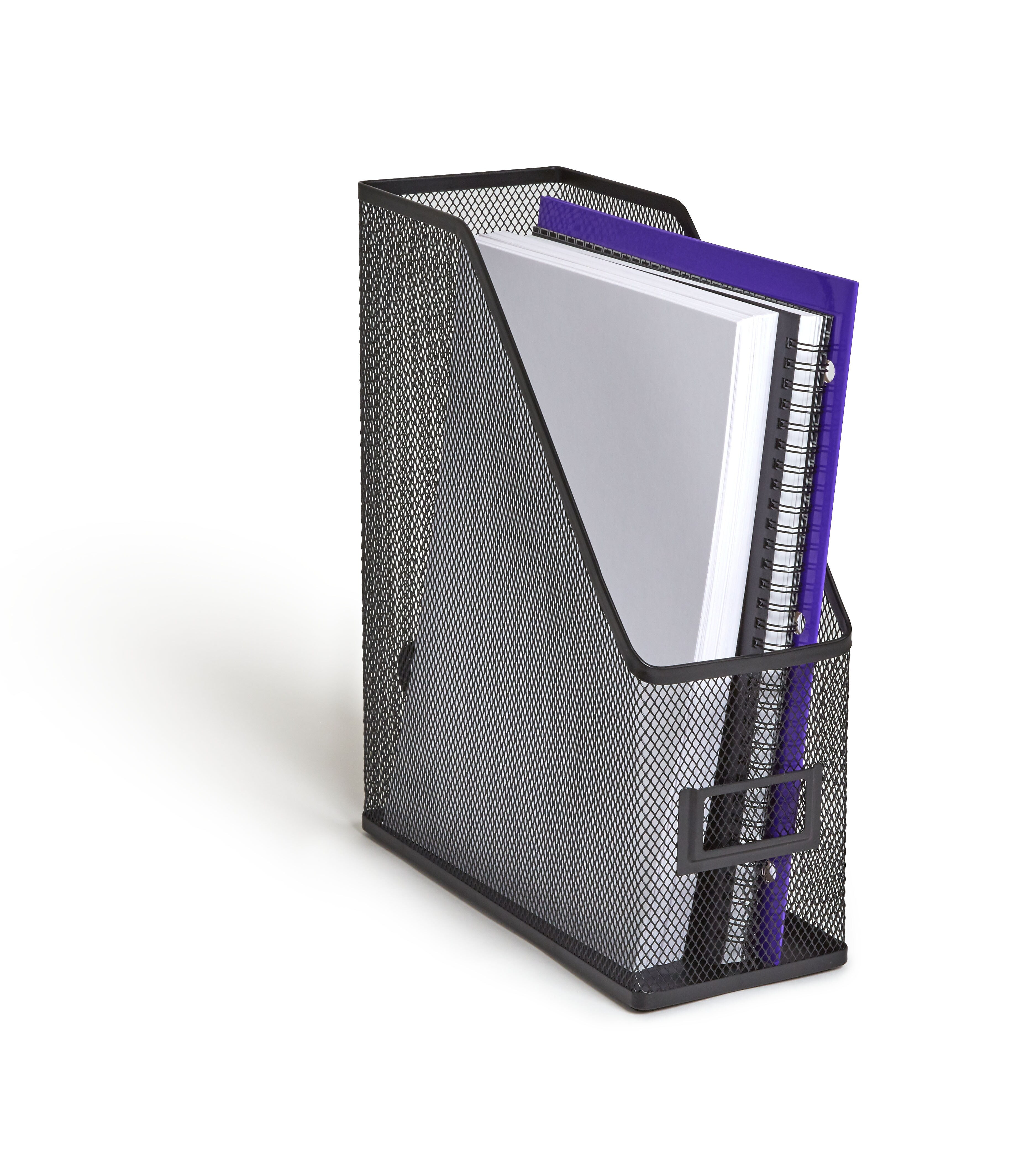 TRU RED Metal Magazine File, Matte Black, Each (TR57569) TR57569-CC ...