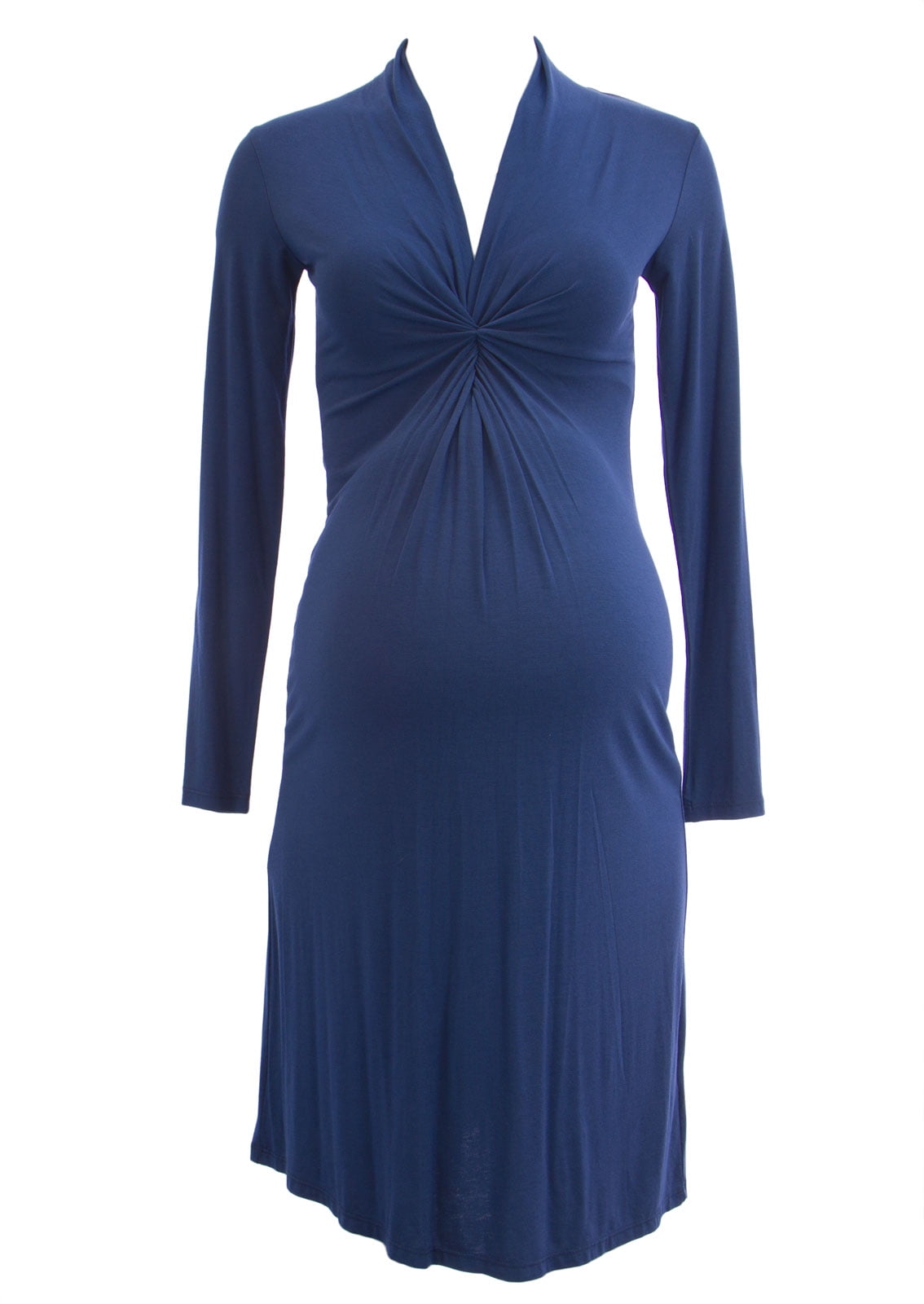 OLIAN Maternity Women's Chelsea Twist Detail Long Sleeve Dress ...