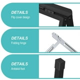 Sandwich Board Signs Outdoor A-Frame Sign Holder 24x36 inches, Black ...