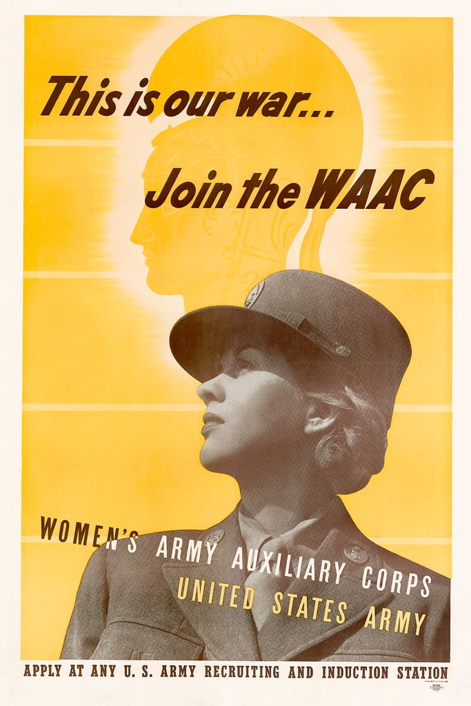 Buy WPA War Propaganda This Is Our War Join The WAAC Cool Wall Decor ...