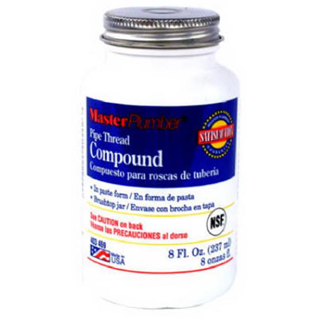 William H Harvey 8 oz Master Plumber Pipe Thread Compound, Gray ...