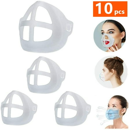 3D Mask Bracket (10 Piece) - Face Mask Inner Support Frame ...