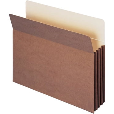 Smead End Tab Manila File Pockets with Reinforced Tab - Letter - 8 1/2 ...