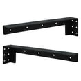 Floating Shelf Brackets, 2 Pack Heavy Duty Shelf Brackets Steel Shelf ...