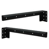 Floating Shelf Brackets, 2 Pack Heavy Duty Shelf Brackets Steel Shelf ...