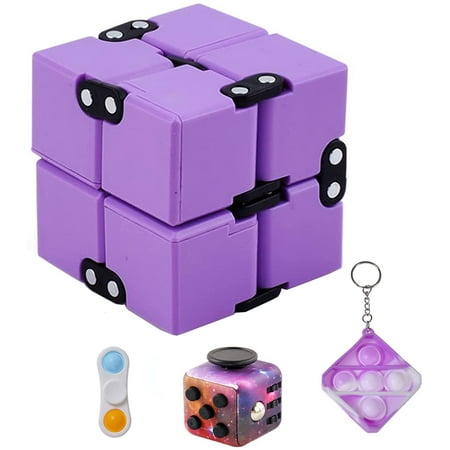Infinity Cube Fidget Toy Hand Grip Squeeze Grab Snap Sensory Toys Party ...