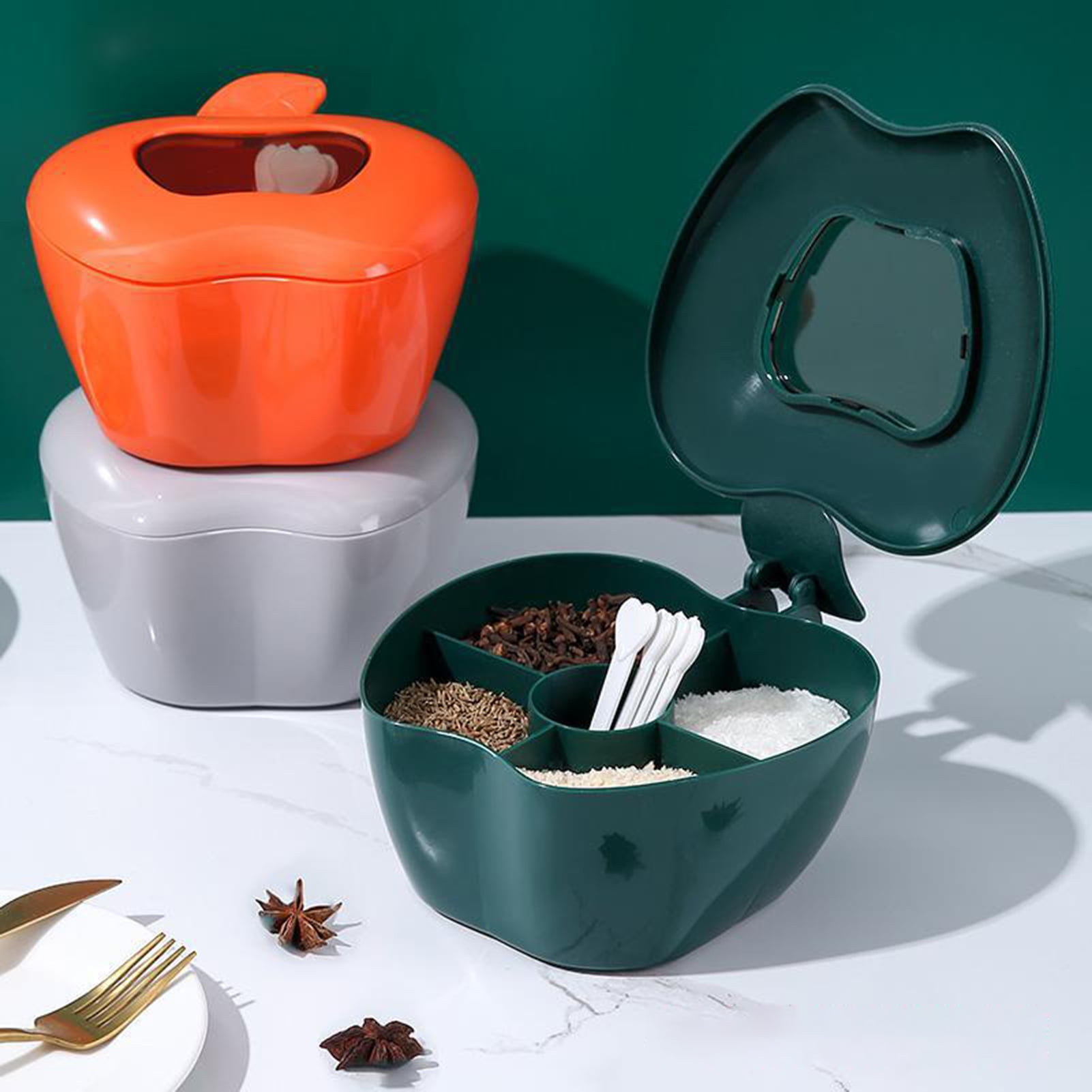 Easy-to-Clean Seasoning Box - Large Capacity - Environmentally Friendly ...