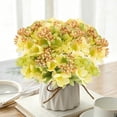 Artificial Flower Bouquet Yellow for Living Room Decor Floral ...