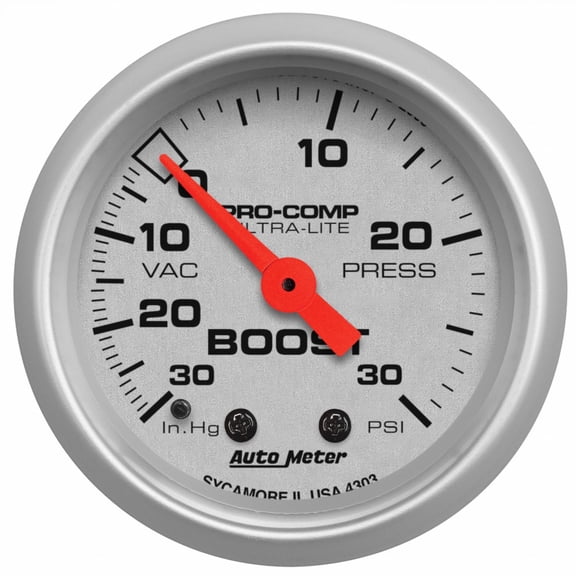 AutoMeter Boost Gauge Mechanical Z Series 52mm | 0-35 PSI - Walmart.com