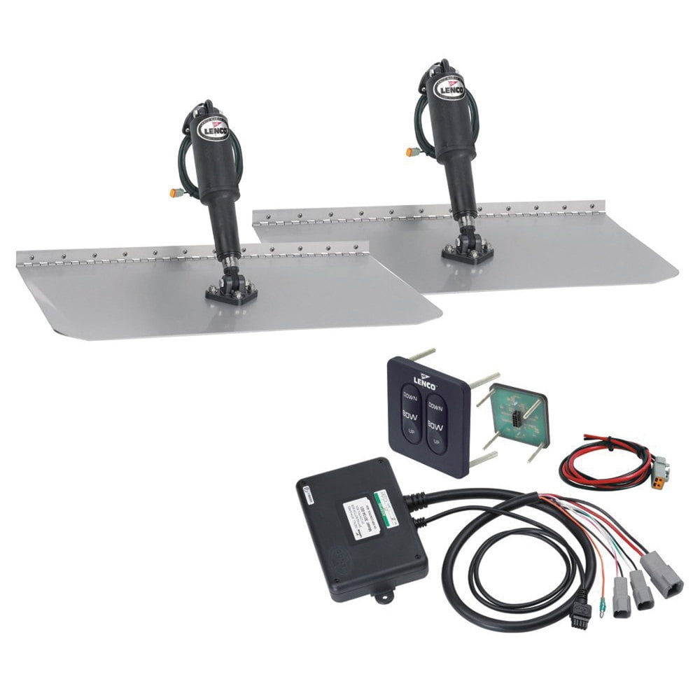 Lenco Marine 15105-102 Standard Trim Tab Kit with Standard Integrated ...