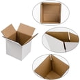 50 Pack 4x4x4 Inches Shipping Boxes, Small Corrugated Cardboard Boxes ...